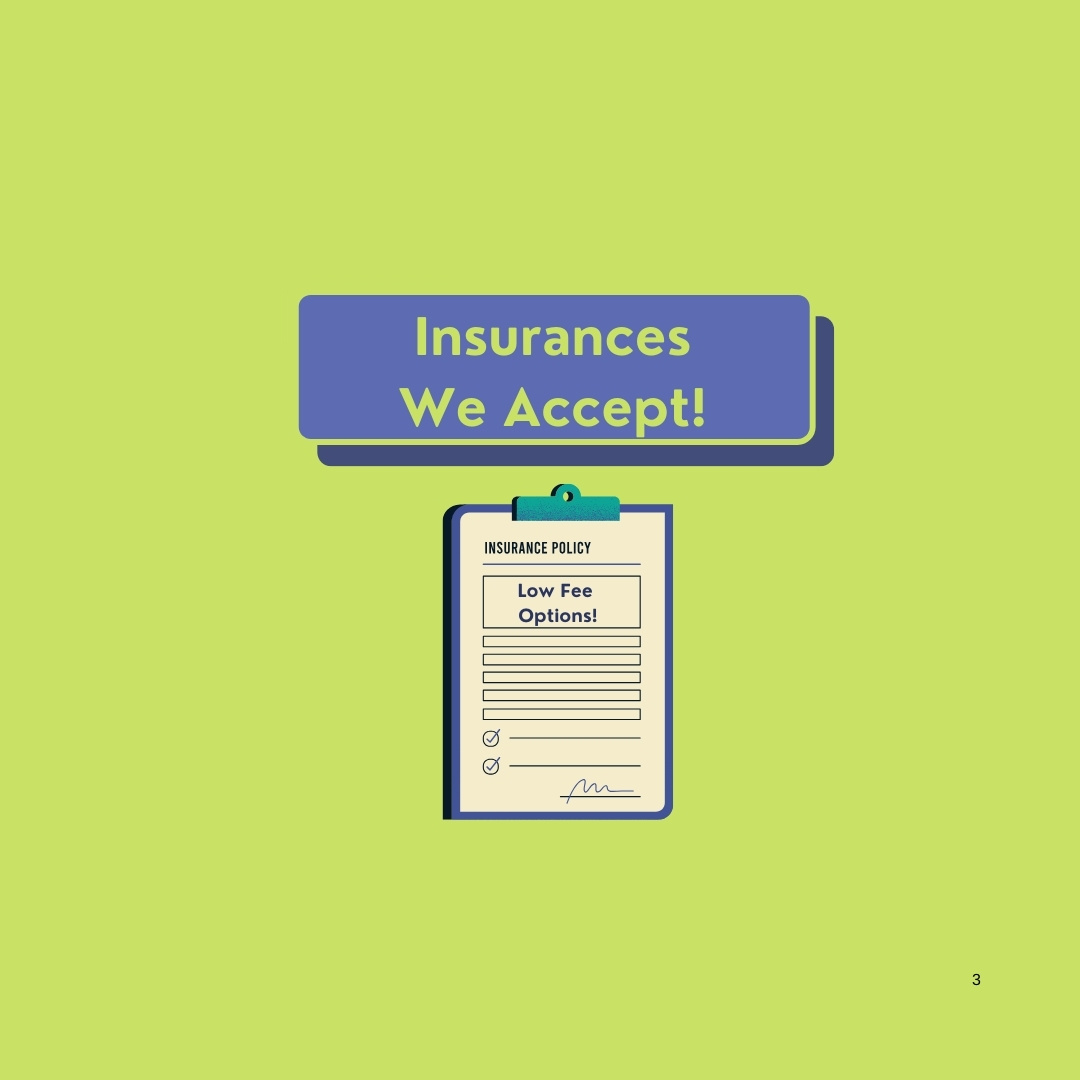 Insurances We Accept